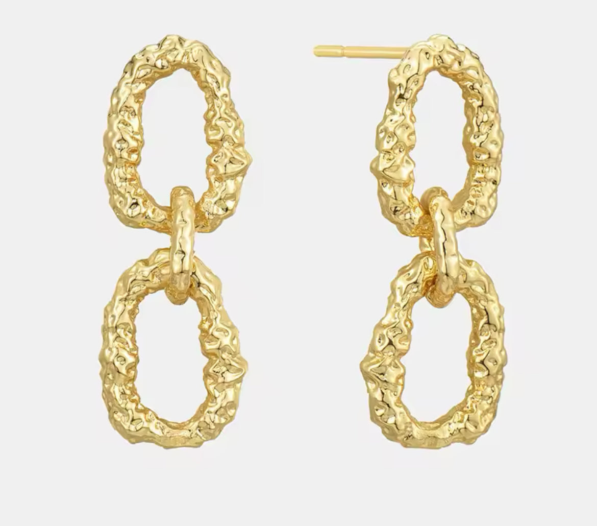 Boho & Mala White Cowrie Shell & Coin Gold Plated Earrings – Boho ...